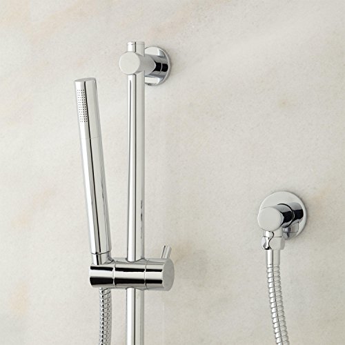 Signature Hardware 925942 Tosca Thermostatic Shower System with Rainfall Shower Head and Hand Shower - Rough In Included