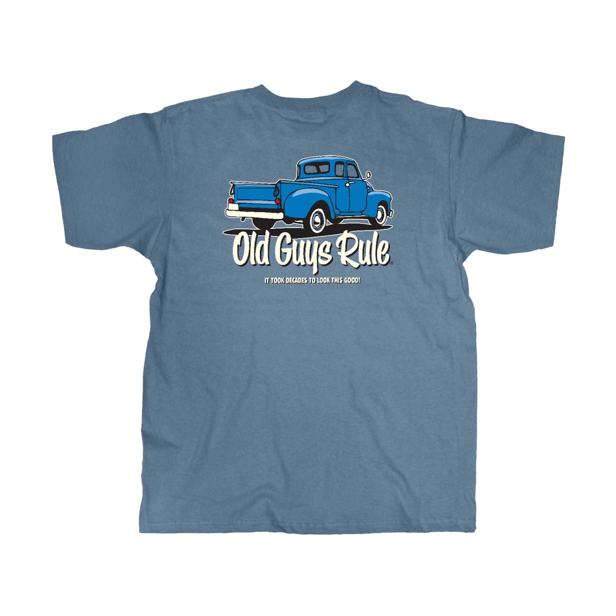 Old Guys Rule Mens It Took Decades T-Shirt XX-Large Lake