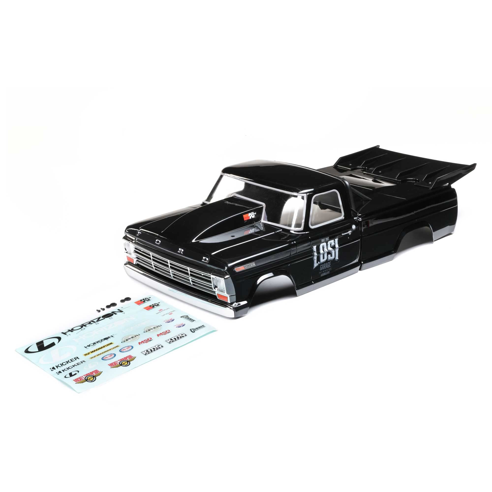 Losi 68 F100 Body Set Garage 22S Drag LOS230093 Car/Truck Bodies Wings & Decals