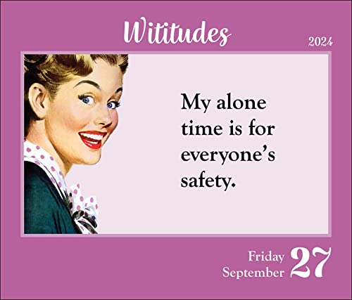 Wititudes 2024 Day-to-Day Calendar: Pretending to Be a Functioning Adult Is Exhausting