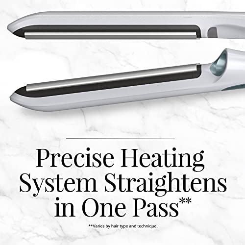 Remington PROLUXE HydraCare 1β Flat Iron, Pearl White/Gray