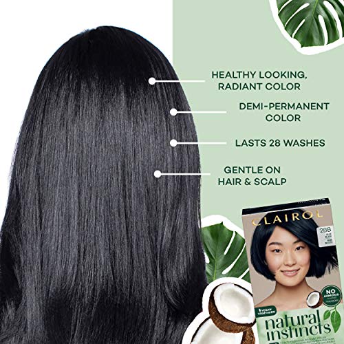 Clairol Natural Instincts Demi-Permanent Hair Dye, 5RR Medium Red Hair Color, Pack of 1