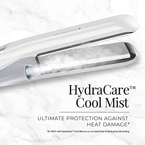 Remington PROLUXE HydraCare 1β Flat Iron, Pearl White/Gray