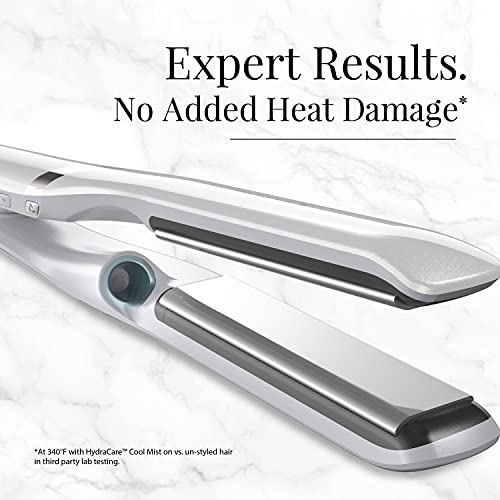 Remington PROLUXE HydraCare 1β Flat Iron, Pearl White/Gray