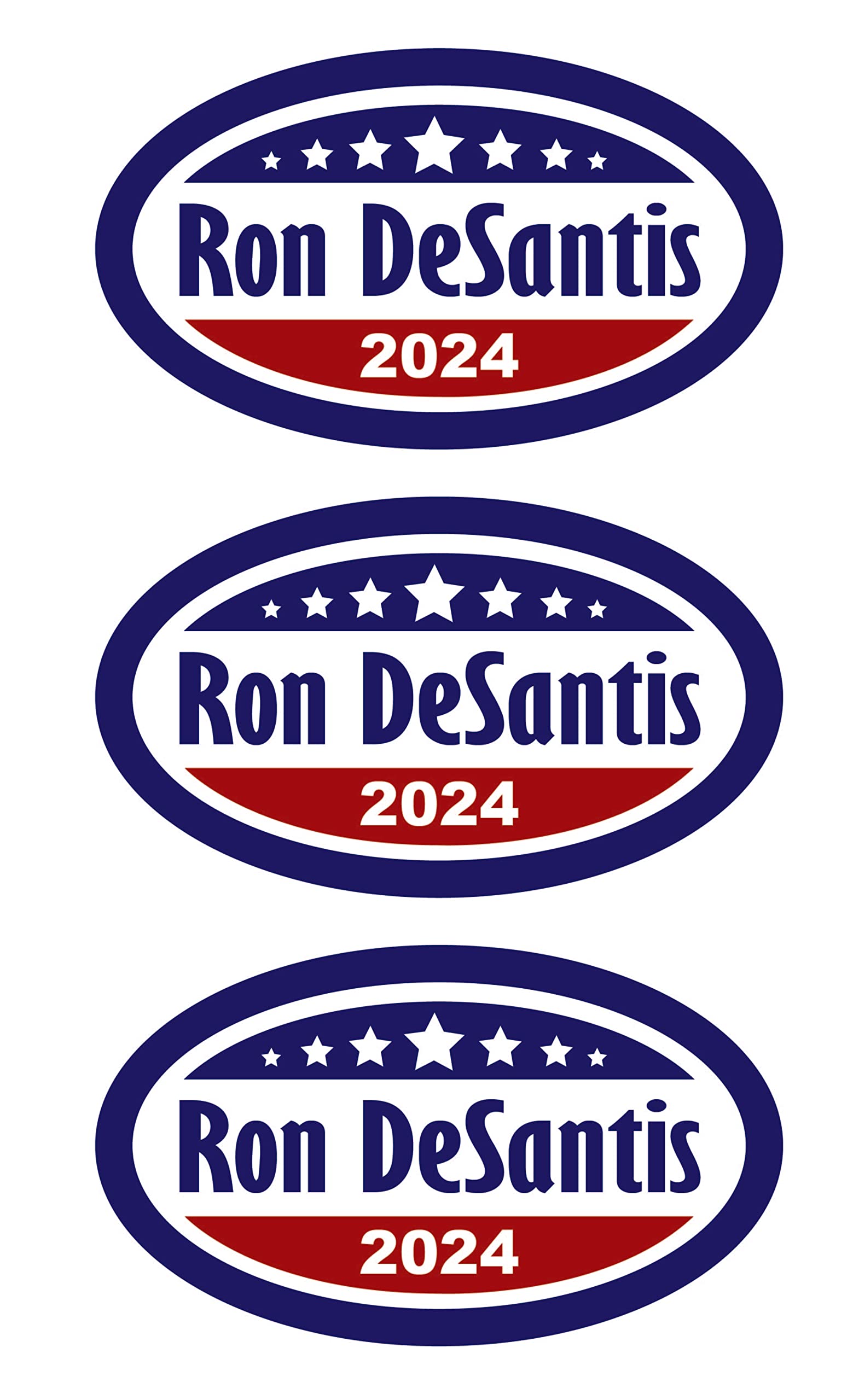 3 Pack of Ron Desantis for President 2024 Stickers Decals