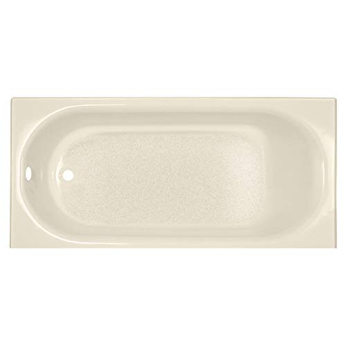 American Standard 2390202.021 Princeton 60x30-inch Apron-Front Bathtub Left Hand Drain in Bone with Deep Soak Drain in Chrome