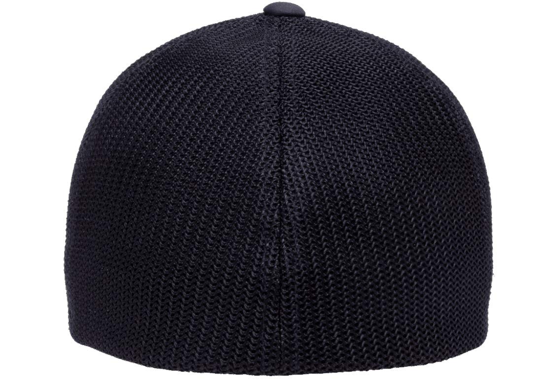 1973-77 Ford F100 Pickup Truck Classic Outline Design Flexfit 6511 Trucker Mesh Fitted Cap Navy