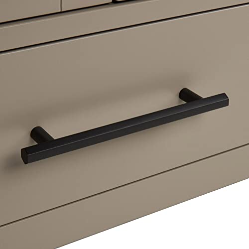 Signature Hardware 953328-60-RUMB-8 Radke 60" Free Standing Double Vanity Cabinet Set with Mahogany Cabinet, Vanity Top and Rectangular Undermount Sinks - 8" Faucet Holes