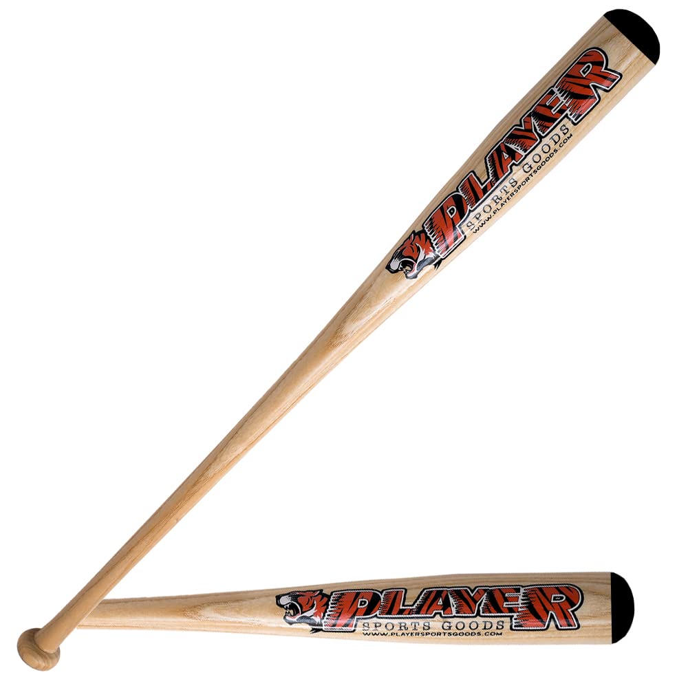 PSG 34" Maple Wood Baseball Bat Model: C271- Size: 34" / 32 oz Barrel Diameter: 2-1/2" for Adults, Youth - Professional Players & Leagues in Natural Wood Color by Player Sports Goods LLC