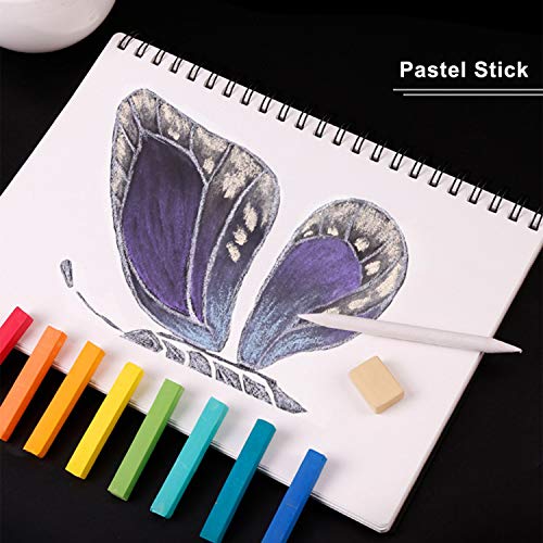 MEMX Sketch Book, 8.5βX11.5β 120 Pages (110gsm), Spiral Bound Artist Sketch Pad Notebook, Durable Acid Free Drawing Paper for Drawing, Writing, Painting, Sketching or Doodling, White