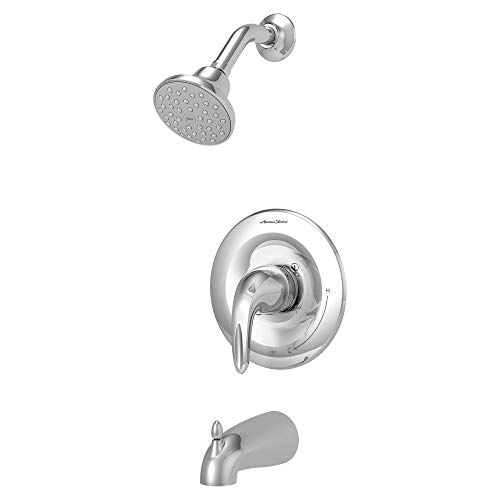 American Standard TU385508.002 Reliant 3 Tub Trim Kit with Water-Saving Shower Head and Cartridge, Polished Chrome