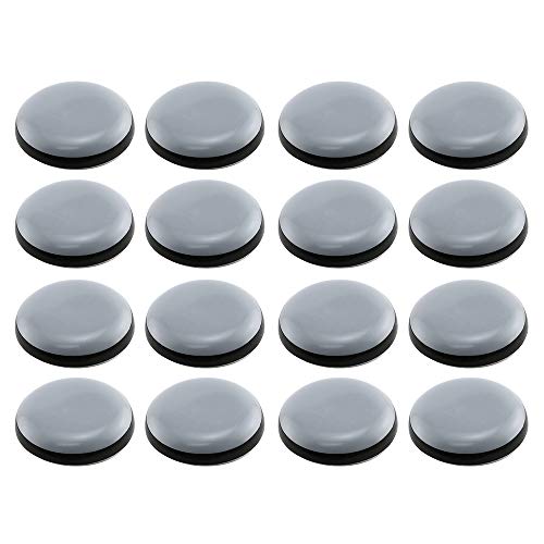 Prime-Line MP75113 1 inch Round, Gray Plastic (16-Pack)