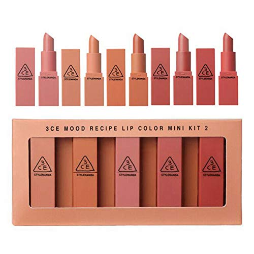 Stylenanda 3CE Mood Recipe Lip Color Mini Kit2 Matte Lipstick Korea cosmetics