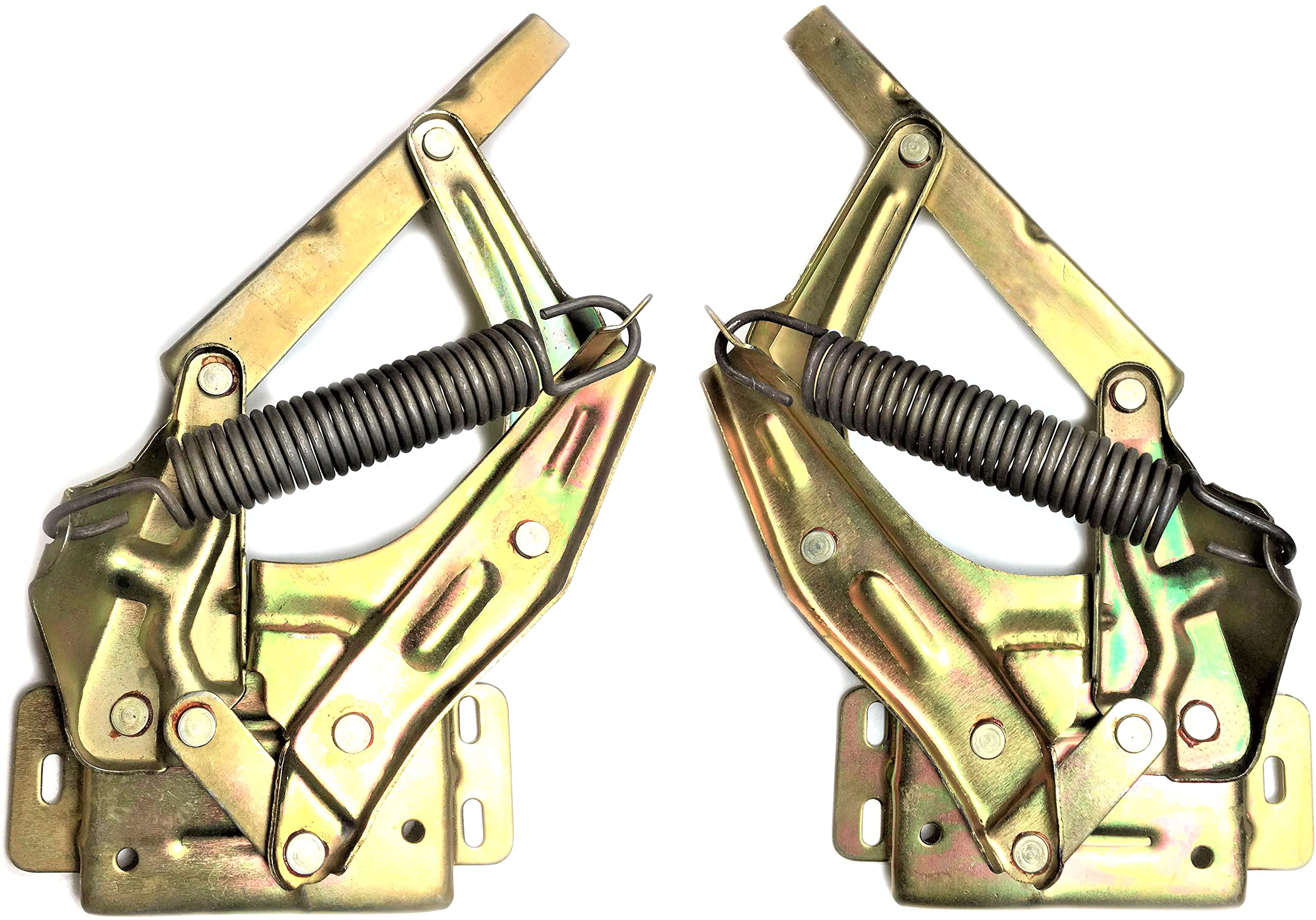 APDTY 159879 Hood Hinge Assembly Kit (L & R) 1967-1972 Ford F-100, F-250, F-350