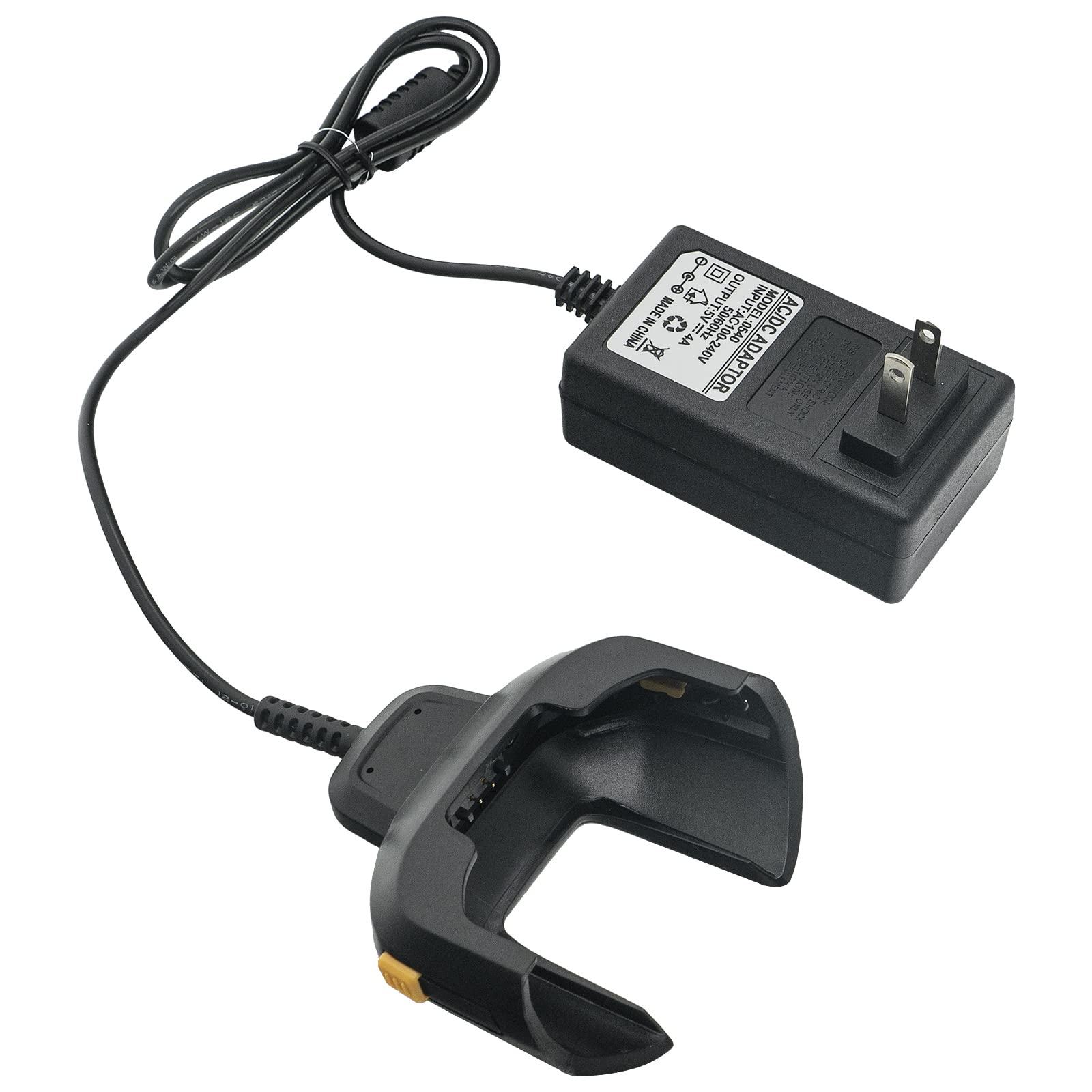 TC70 TC77 TC72 TC75 TC70X Scanner Charger Cable for Symbol Zebra PDA, 5V4A with 3.4ft Cable Android Barcode Scanners Charger, Includes Power Supply