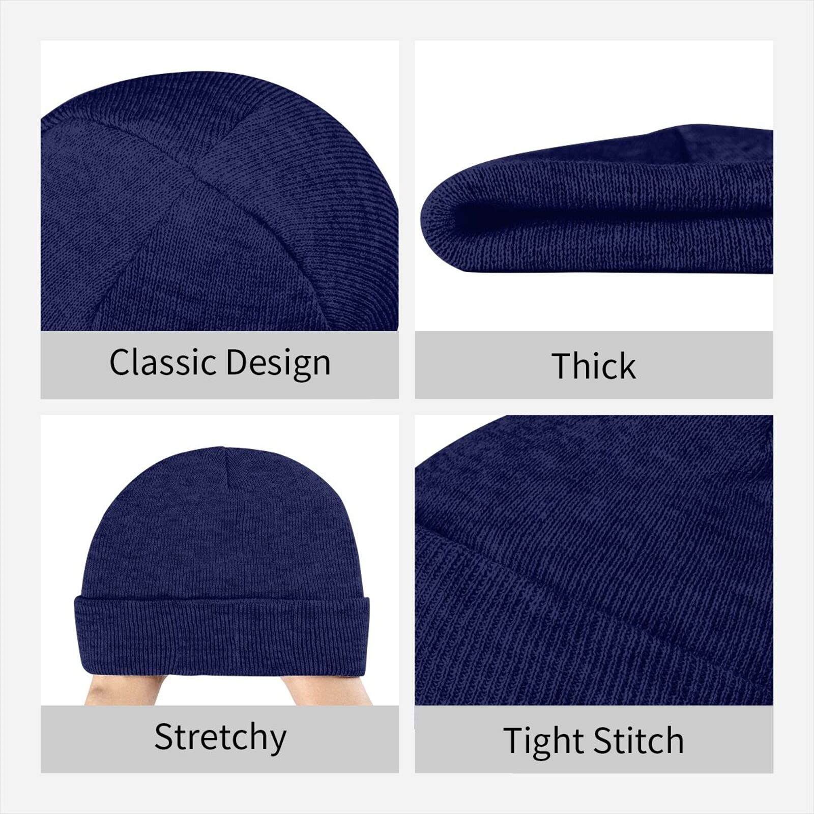 Paris PSG #7 Mbappe 2021 Adult Knit Hats Casual Unisex Beanie Hat Cap,Balaclava,Half Balaclava Navy Blue