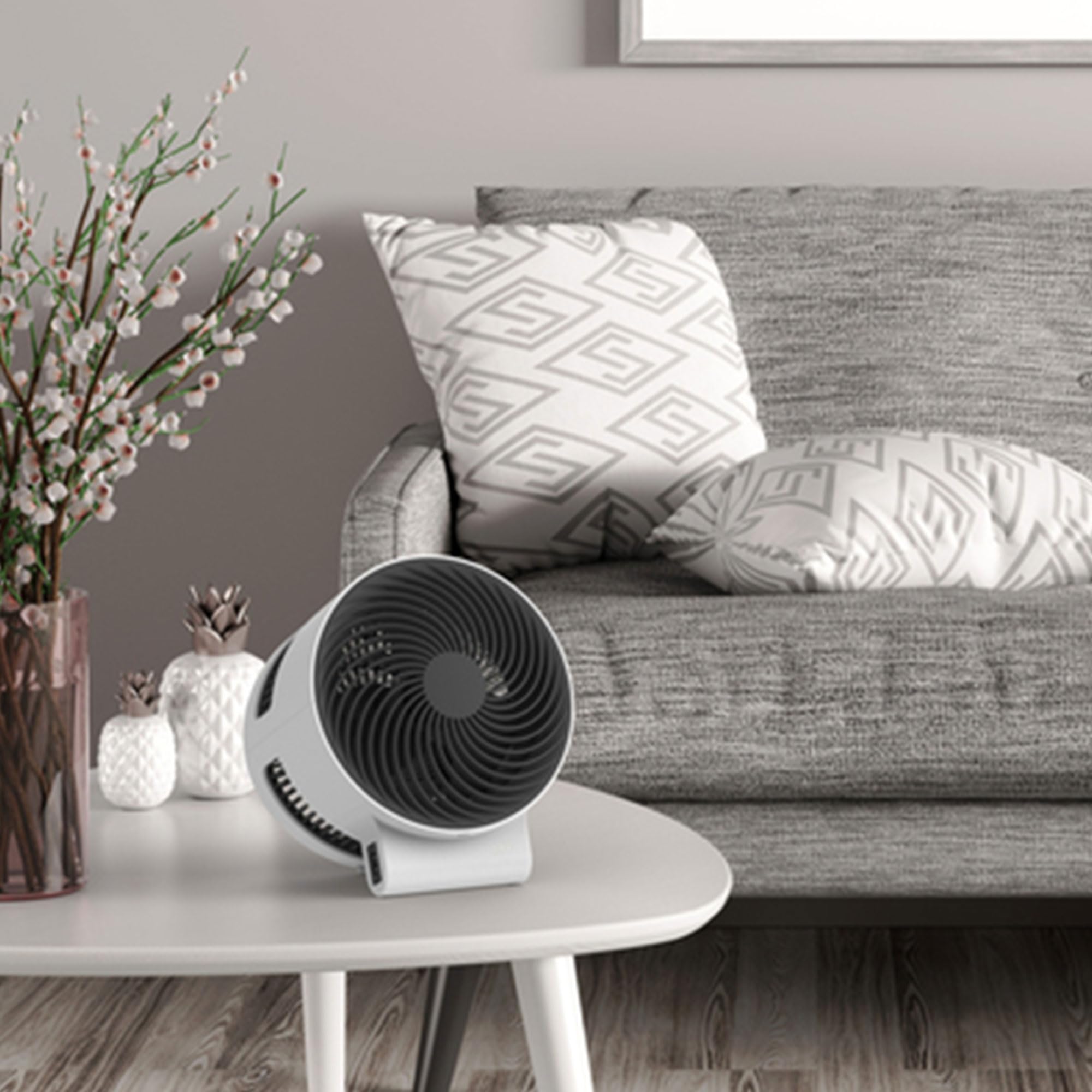 BONECO - F100 Desktop Air Shower Fan, Air Circulator (White)