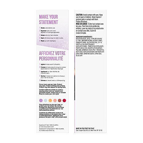Clairol Color Crave Temporary Hair Color Makeup, Brilliant Amethyst Hair Color, 1 Count