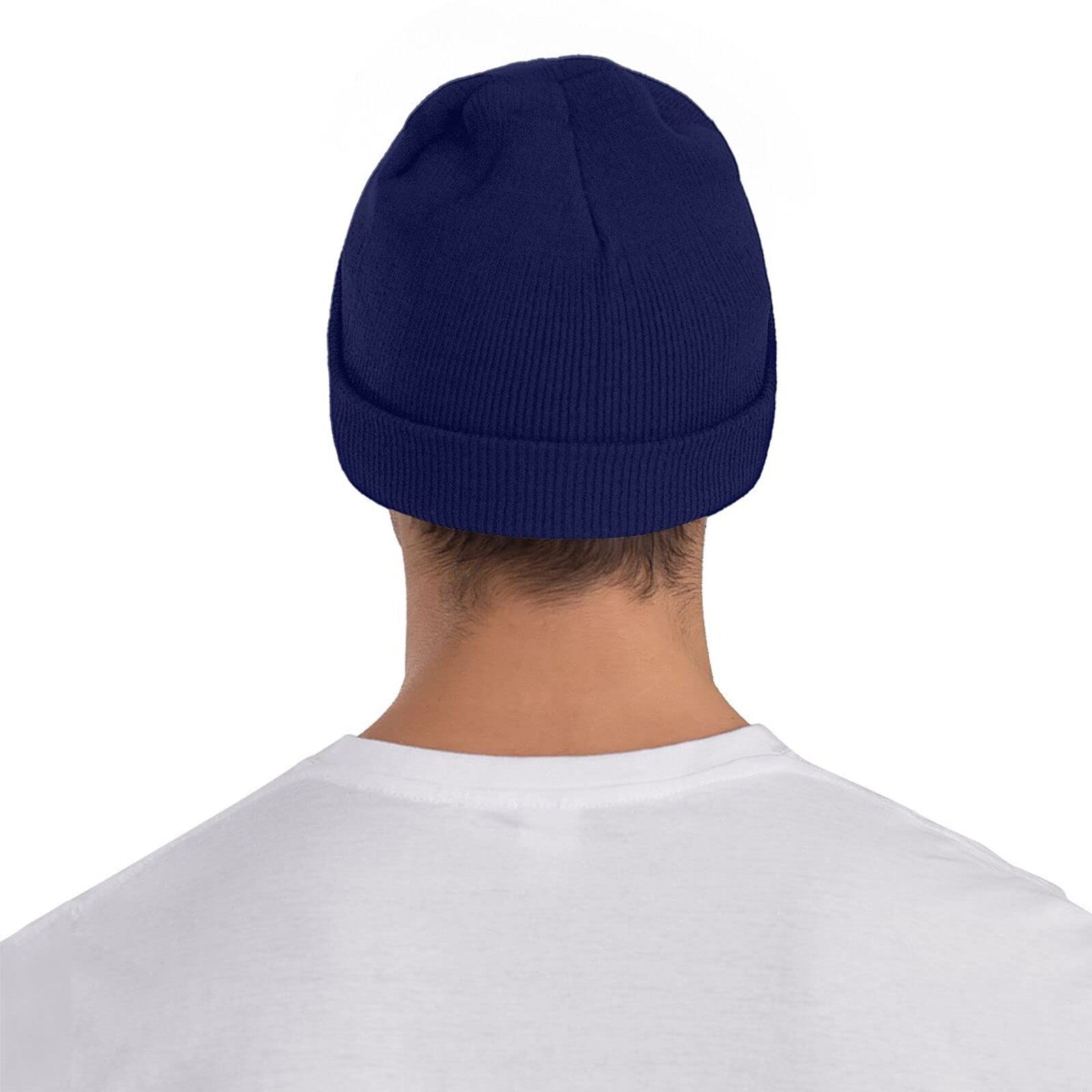 Paris PSG #7 Mbappe 2021 Adult Knit Hats Casual Unisex Beanie Hat Cap,Balaclava,Half Balaclava Navy Blue