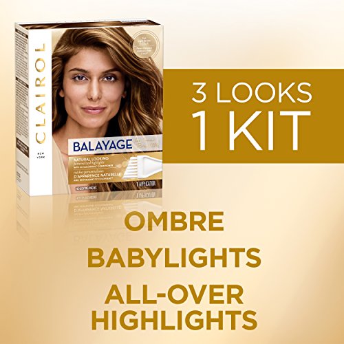 Clairol Nice'n Easy Balayage Permanent Hair Dye, Brunettes Hair Color, Pack of 3