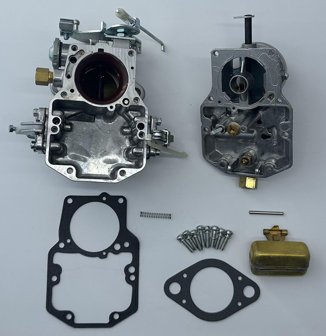 Autolite 1100 Carburetor Manual Choke For 1963-1968 Ford Mustang Falcon Mercury 170&200ci Inline 6 Cylinder automatic transmission 1963 64 F100 Trucks V6 223" & 262".passenger side mount choke cable