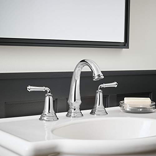 American Standard 7052807.002 Delancey Widespread Bathroom Faucet with Pop-up Drain, Polished Chrome