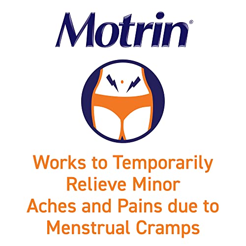 Motrin IB-Ibuprofen Pain Reliever Tablets 200 mg - 100 Coated Caplets (Pack of 3)