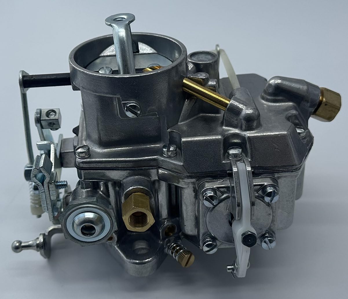 Autolite 1100 Carburetor Manual Choke For 1963-1968 Ford Mustang Falcon Mercury 170&200ci Inline 6 Cylinder automatic transmission 1963 64 F100 Trucks V6 223" & 262".passenger side mount choke cable