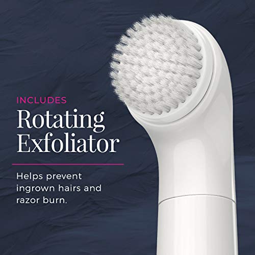 Remington Smooth & Silky Body & Bikini Kit, Cordless bikini trimmer and shaver for women, Waterproof for grooming in the shower, White/Pink