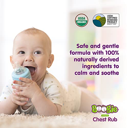 Chest Rub Stick by the Makers of Boogie Wipes, Soothing Eucalyptus and Lavender, 0.49oz, Pack of 1
