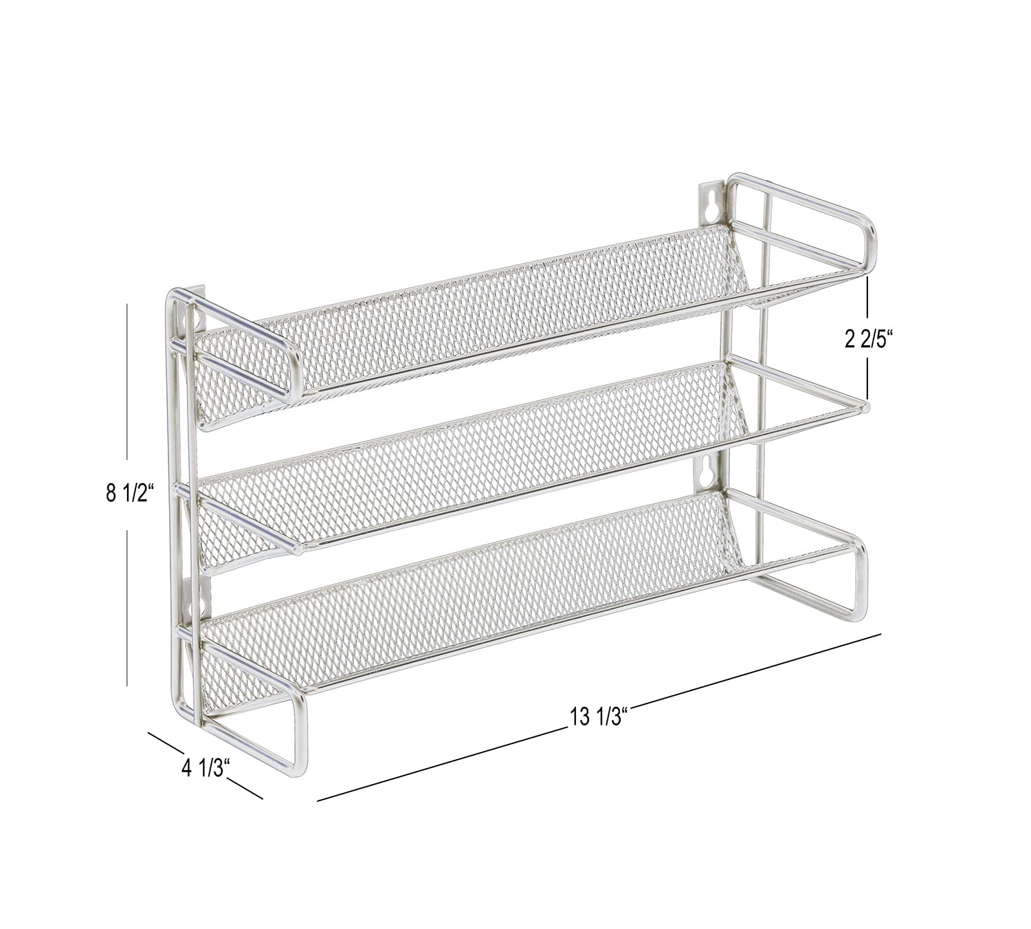 GONGSHI 3 Tier Spice Rack Organizer with 21 Empty Spice Jars, 386 Spice Labels, Chalk Marker and Funnel Set for Countertop Cabinet Pantry or Wall Door Mount - Black
