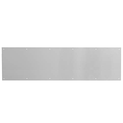 Prime-Line J 4965 Door Kick plate, 10 inch x 34 inch, Satin Aluminum, (single pack)