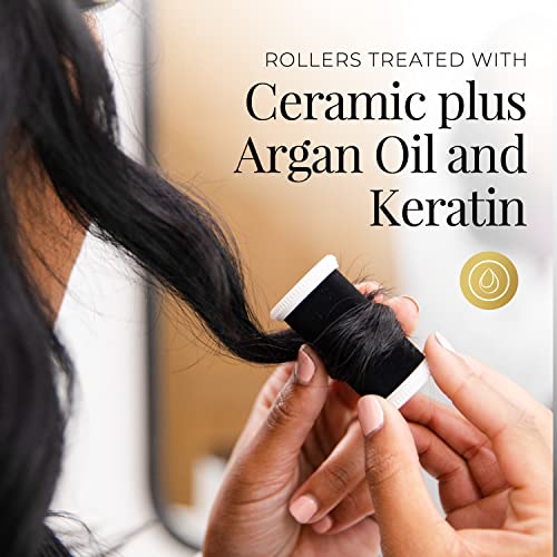 REMINGTON SHINE THERAPY Argan Oil & Keratin Treated Hair Setters / Hot Rollers
