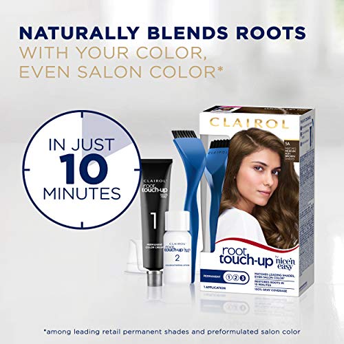 Clairol Root Touch-Up by Nice'n Easy Permanent Hair Dye, 4G Dark Golden Brown Hair Color, Pack of 1