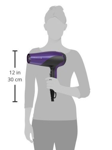 Remington D3190 Damage Protection Hair Dryer with Ceramic + Ionic + Tourmaline Technology, Black, 3 Piece Set, 1 Count (Pack of 1)