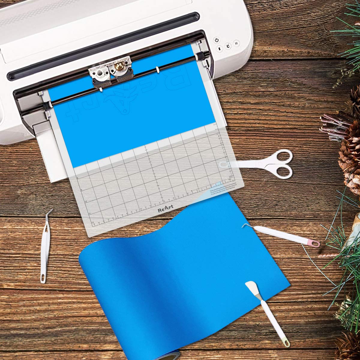 ReArt Standard Grip Cutting Mat for Silhouette Cameo 4 Packs 12" x 24" - Adhesive Cut Mat Replacement Set Matts Vinyl Craft