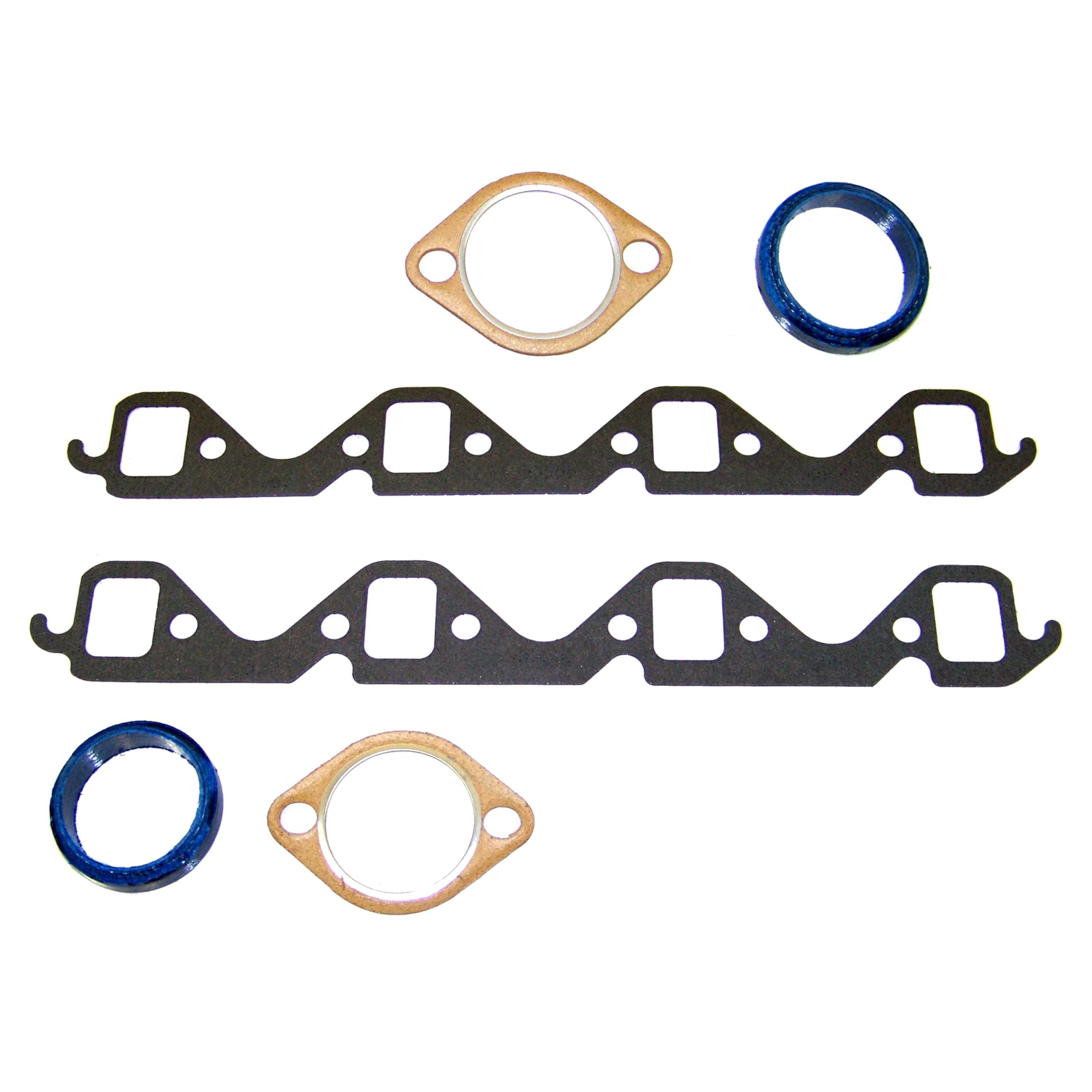 DNJ EG4112 Exhaust Manifold Gasket Set for 1962-1997 Ford, Lincoln, Mercury 300, Bronco, Caliente 4.3L-5.8L V8 16V OHV 4261cc