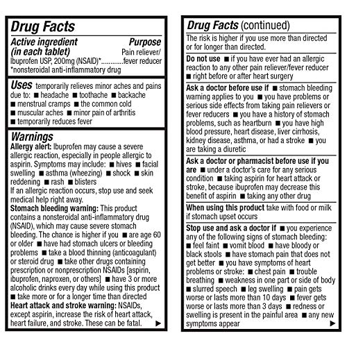 HealthA2Z Ibuprofen Tablets 200mg, 24 Packs of 30 Tablets(720 Tablets Total), Value Package