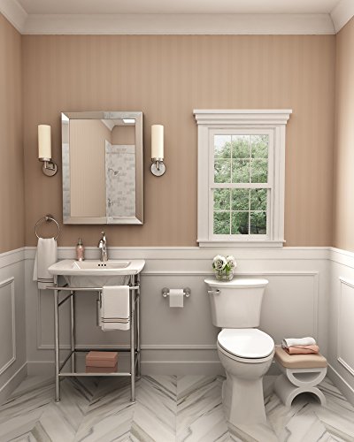 American Standard 445001.02 Edgemere Bathroom Console Table Top-Center Hole Only, White