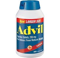Advil-Ibuprofen Coated Tablets, 200 mg 360 coated tablets