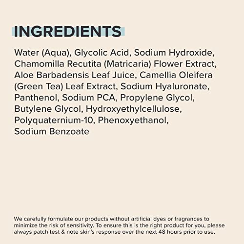 Paula's Choice SKIN PERFECTING 8% AHA Gel Exfoliant with Glycolic Acid Chamomile & Green Tea, 3.3 Ounce Pump Leave-On Gentle Exfoliator