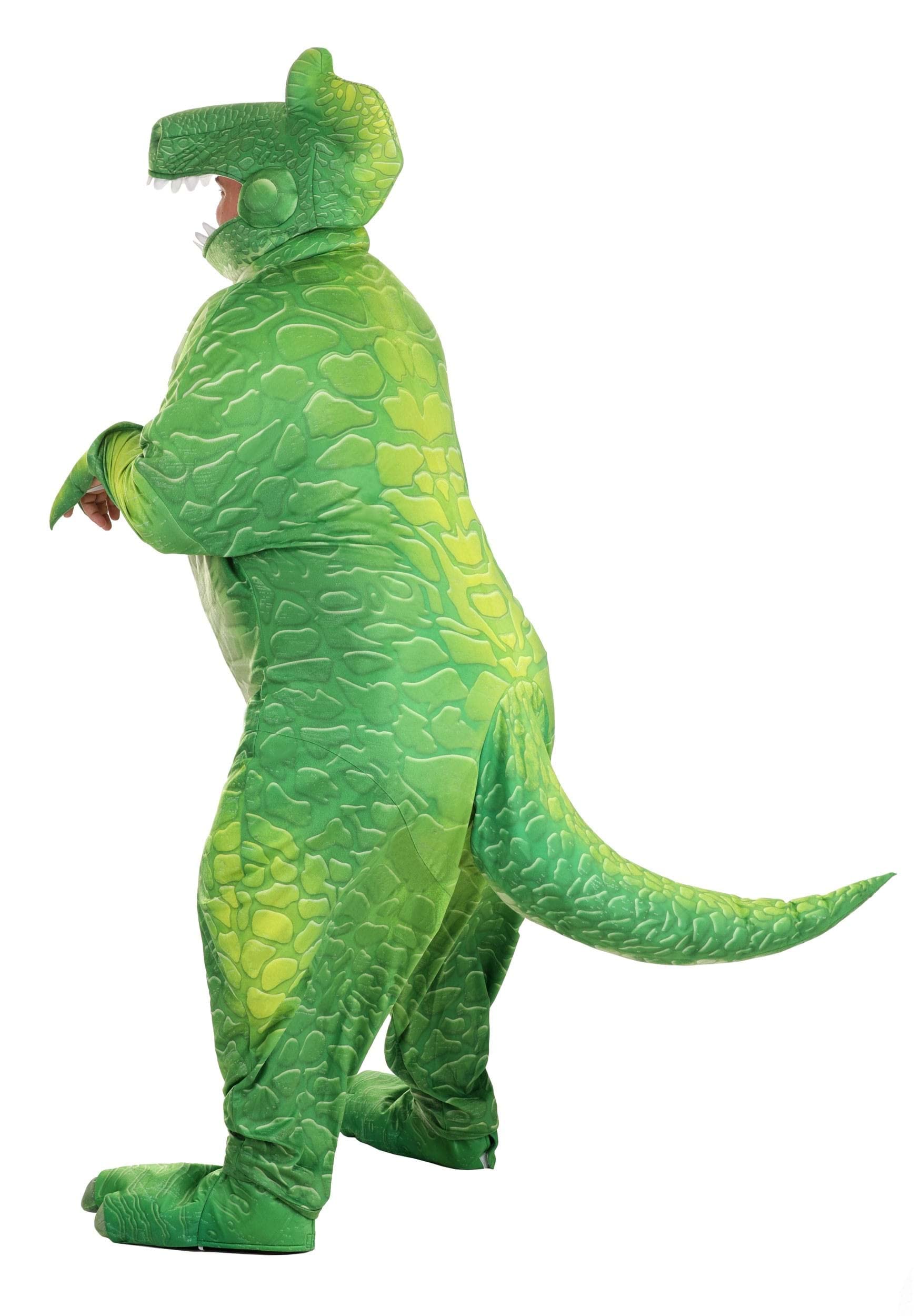 Fun Costumes Plus Size Deluxe Toy Story Rex Costume for Adults 2X Green