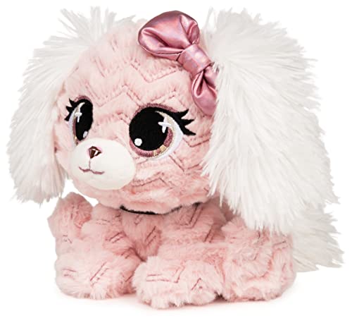 GUND P.Lushes Pets Gem Stars Collection, Sabrina Von Steubner Puppy Stuffed Animal, Pink/White, 6β