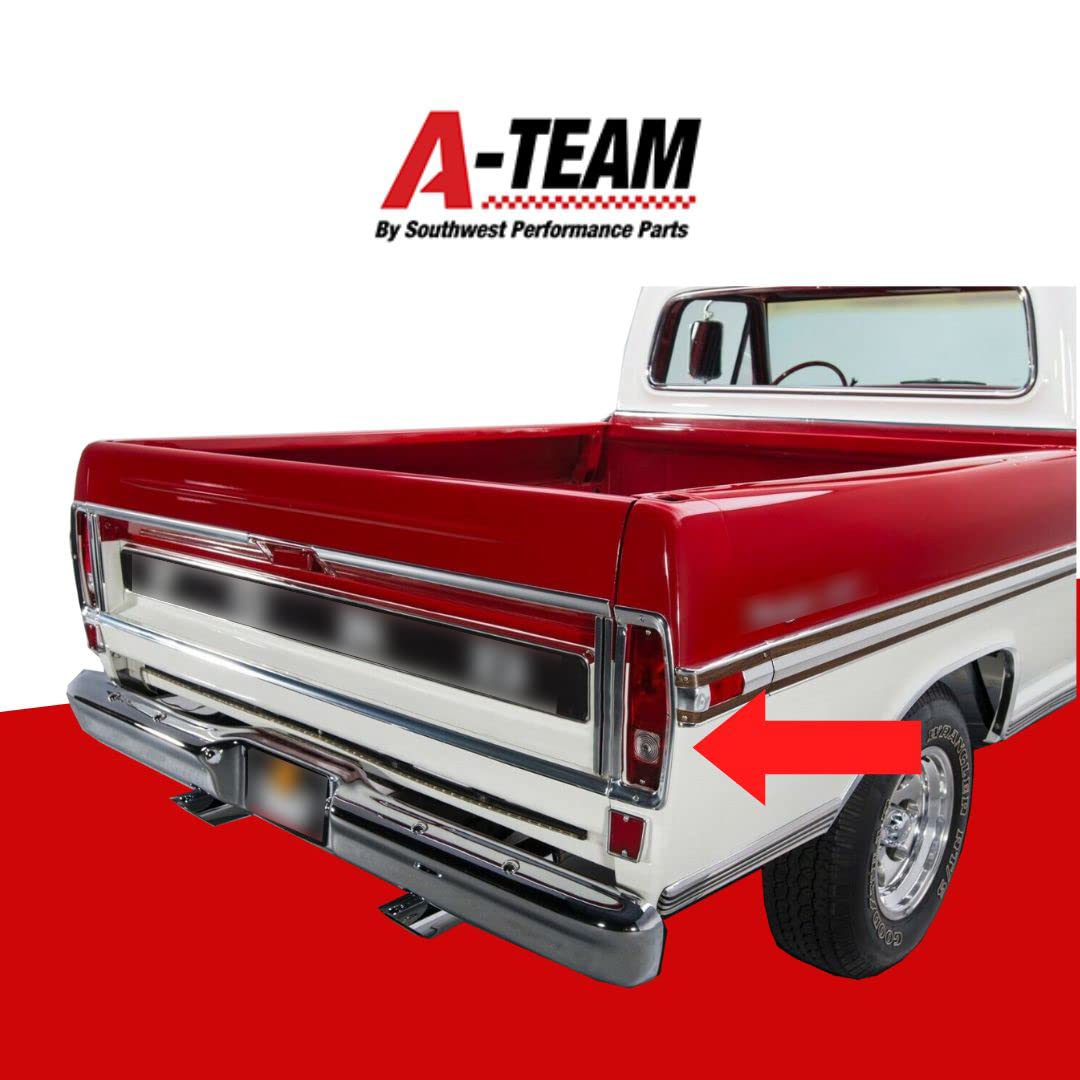 A-Team Performance - Tail Light Lens Set - Compatible with 64-72 FORD Truck F100 F-100 F150 F-150 F-Series