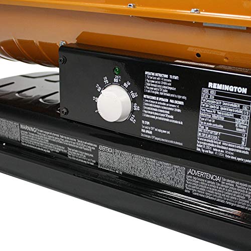 Remington 80,000 BTU Diesel Heater/Kerosene Heater | Makes Great Garage Heater