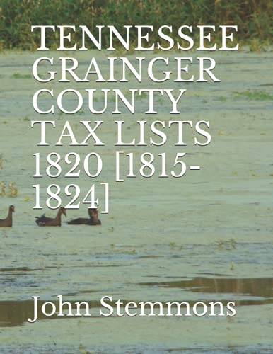 TENNESSEE GRAINGER COUNTY TAX LISTS 1820 [1815-1824]