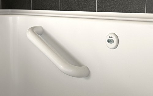 American Standard 2848.109.WLW Gelcoat Whirlpool and Soaking 28"x48" Left Side Door Walk-In Bathtub in White