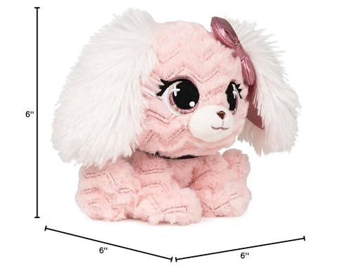 GUND P.Lushes Pets Gem Stars Collection, Sabrina Von Steubner Puppy Stuffed Animal, Pink/White, 6β