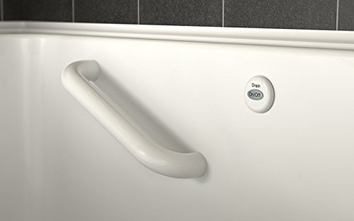 American Standard 2848.109.WLW Gelcoat Whirlpool and Soaking 28"x48" Left Side Door Walk-In Bathtub in White