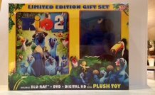 Rio 2 Limited Edition Gift Set Blu-ray DVD Digital HD with Plush Toy